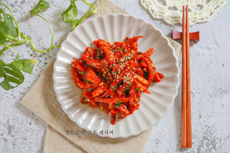 황태채무침 백종원 북어채볶음 황태무침 레시피 황태채요리 만들기 알토란 북어채무침 만드는 법 네이버 블로그