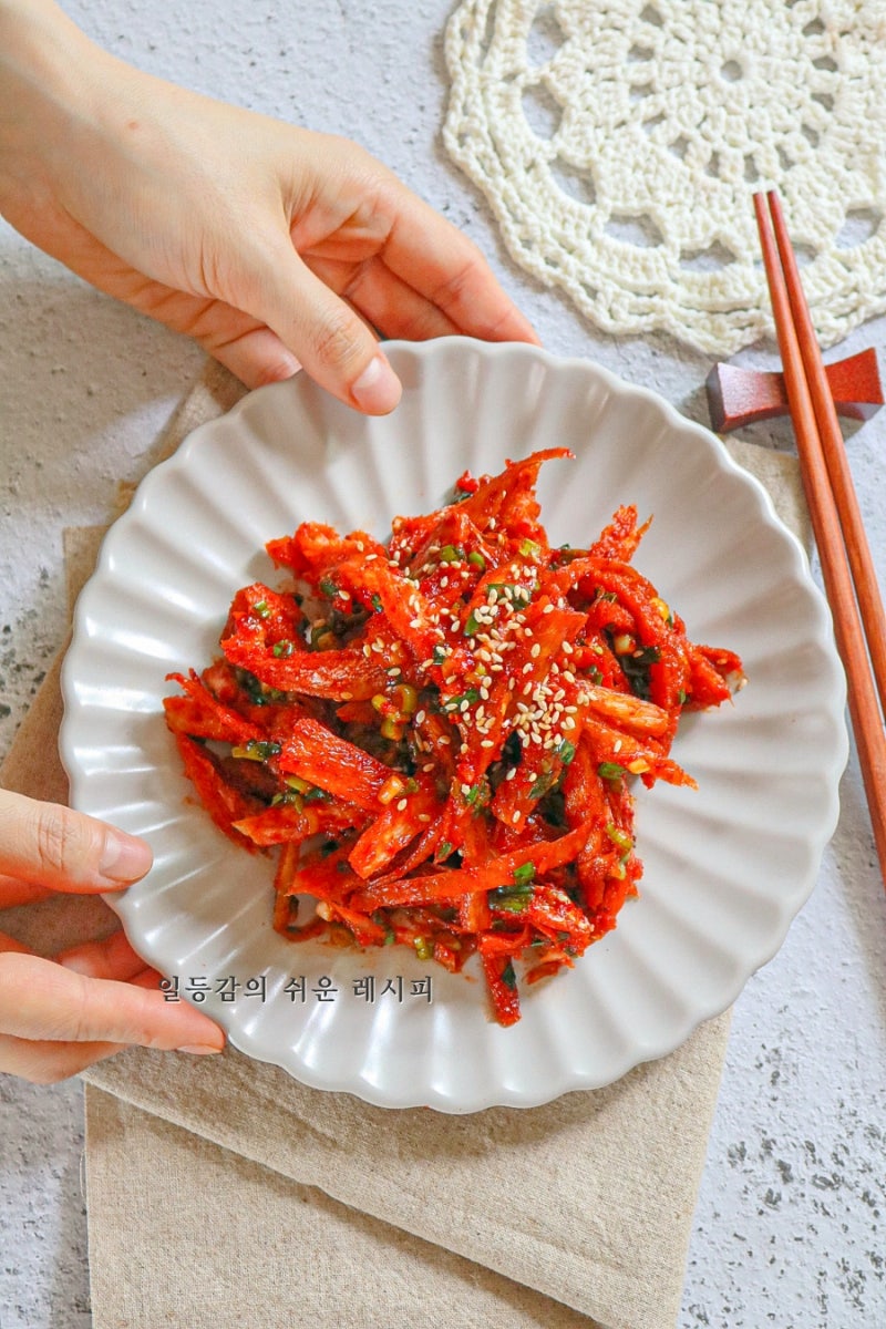 황태채무침 백종원 북어채볶음 황태무침 레시피 황태채요리 만들기 알토란 북어채무침 만드는 법 네이버 블로그