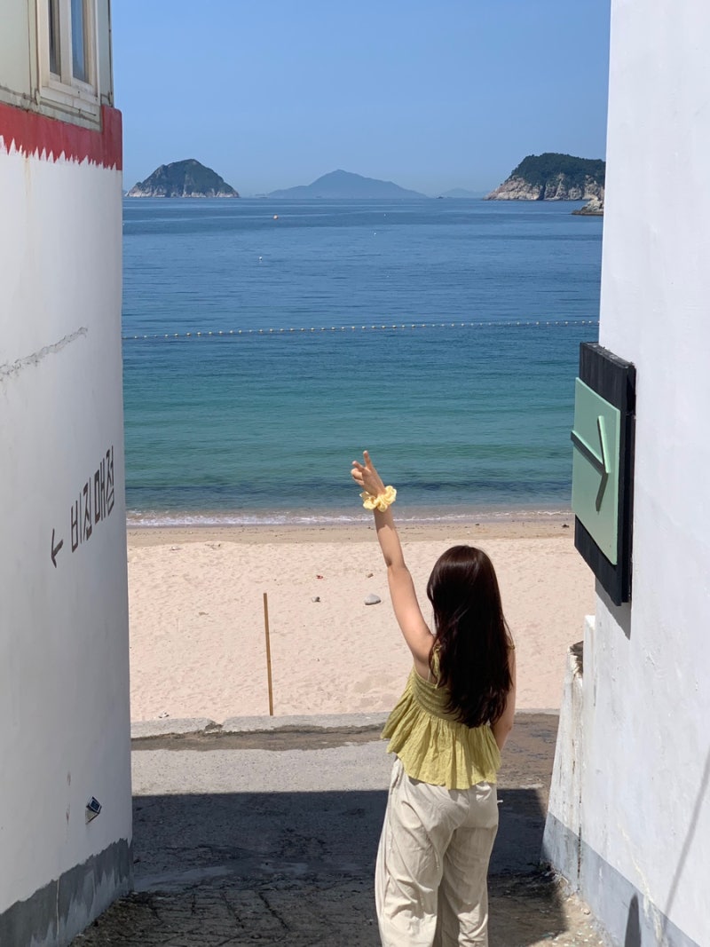 비진도 여행ep1 비진도 숙소 예슬민박 비진도 노을 비진도 파라솔 대여 비진도 포토존 네이버 블로그