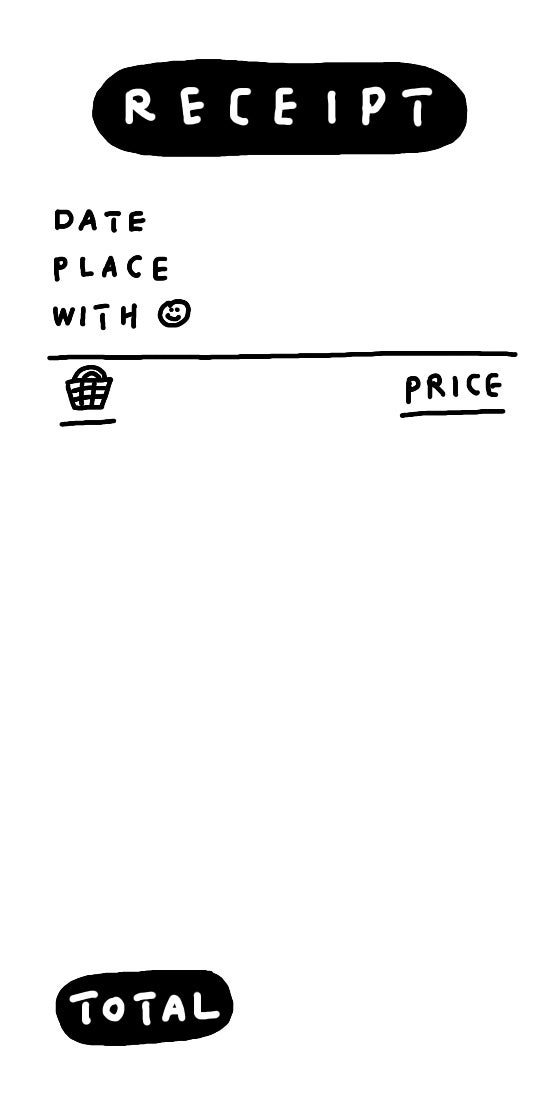 라벨프린터 도안 2 (feat. 영수증, 네임택, 시간표, 그림) : 네이버 블로그