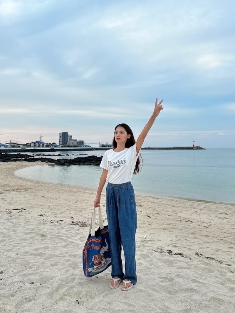여자 반팔티셔츠 리에떼 편한 여름 코디 Reete : 네이버 블로그