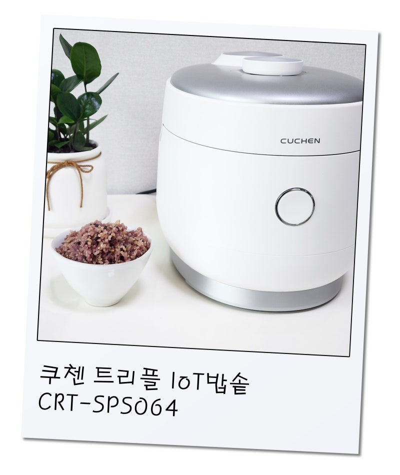 압력밥솥추천 쿠첸 트리플 Iot 밥솥 스마트싱스로 잡곡밥 짓기 네이버 블로그