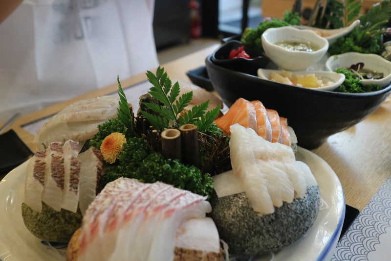 송도 맛집 화담23 송도점 회 코스요리 가성비갑 외식장소 회식 추천 네이버 블로그