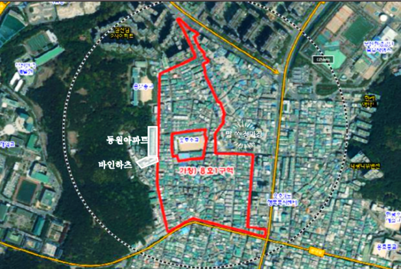 용호1구역 정비구역지정 앞둔 부산 남구 재개발 예정지 네이버 블로그