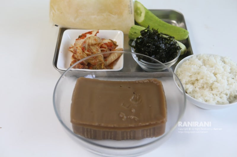 뼛속까지 얼얼해 냉면육수 활용 도토리 묵사발 만들기 묵밥 냉묵밥 도토리묵 요리 네이버 블로그