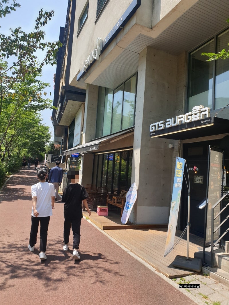 광교 수제버거 Gts버거 광교카페거리점 주말 가족 외식했어요 네이버 블로그