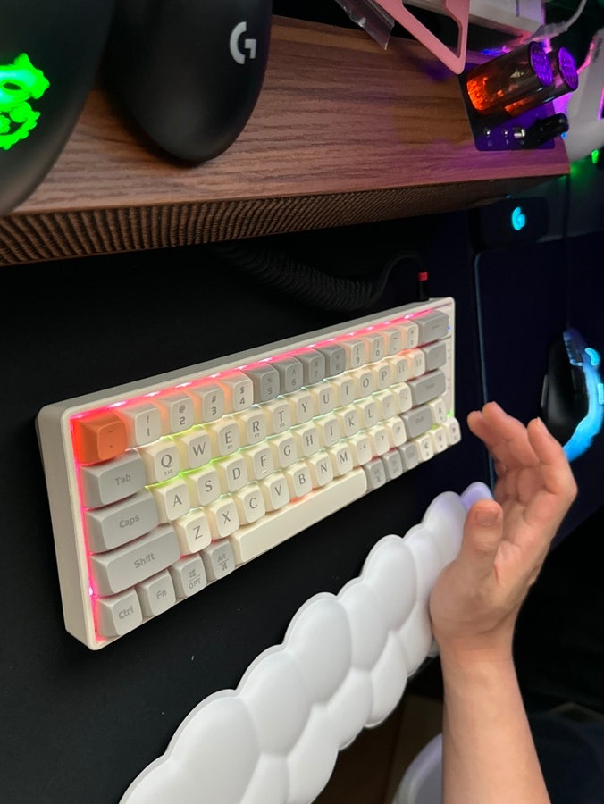 블루투스 기계식 키보드 랑투 GK65 : 네이버 블로그