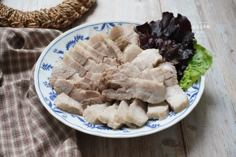 삼겹살 수육 맛있게 삶는법 된장수육 삶기 간단 돼지수육 삶는법 네이버 블로그