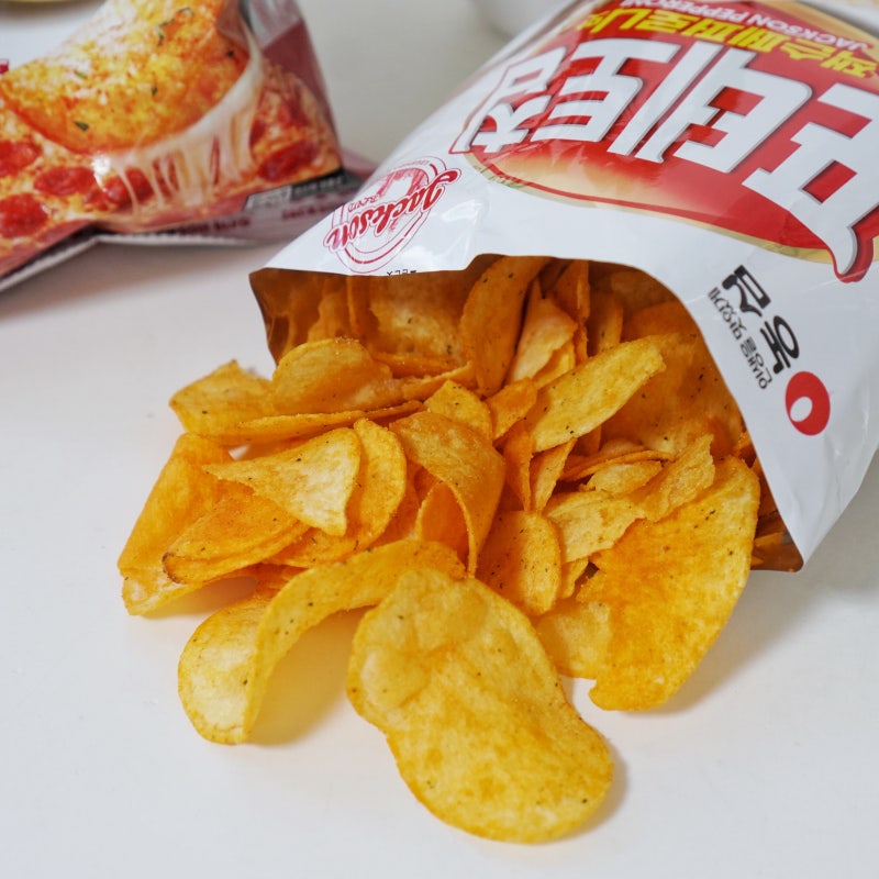 농심 포테토칩 잭슨페퍼로니맛 편의점 신상과자 짭짤한 피자맛 감자칩 파는곳 네이버 블로그