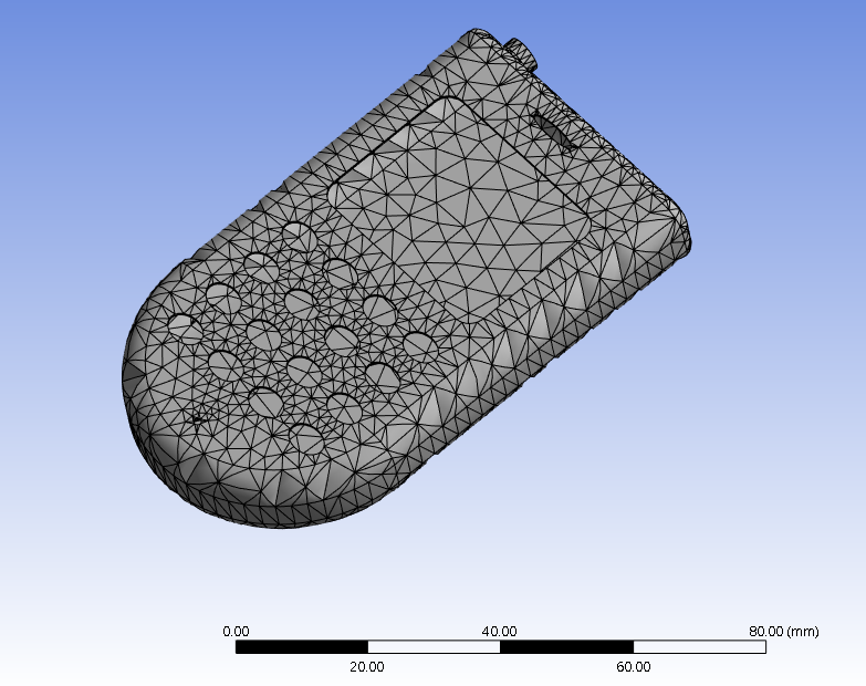 ANSYS 휴대폰을 이용한 Solid메쉬와 Surface 메쉬 비교작업 : 네이버 블로그