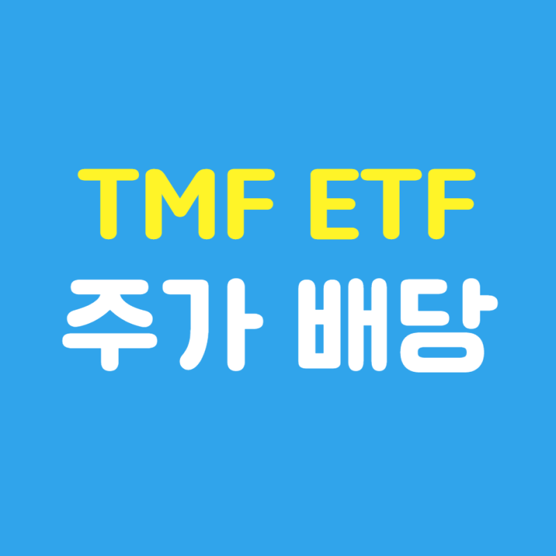 TMF ETF 주가 배당 미국 장기 채권 3배 레버리지 : 네이버 블로그
