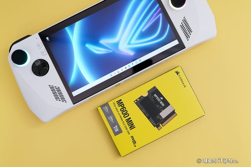 UMPC ASUS ROG ALLY SSD 교체 및 윈도우 OS 재설치 방법 간단하네! (ft. 커세어 MP600 미니 2230 1TB) : 네이버 블로그