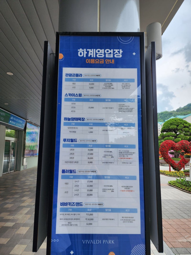 홍천 비발디파크 관광곤돌라하늘양떼목장카페가격 솔직후기 네이버 블로그