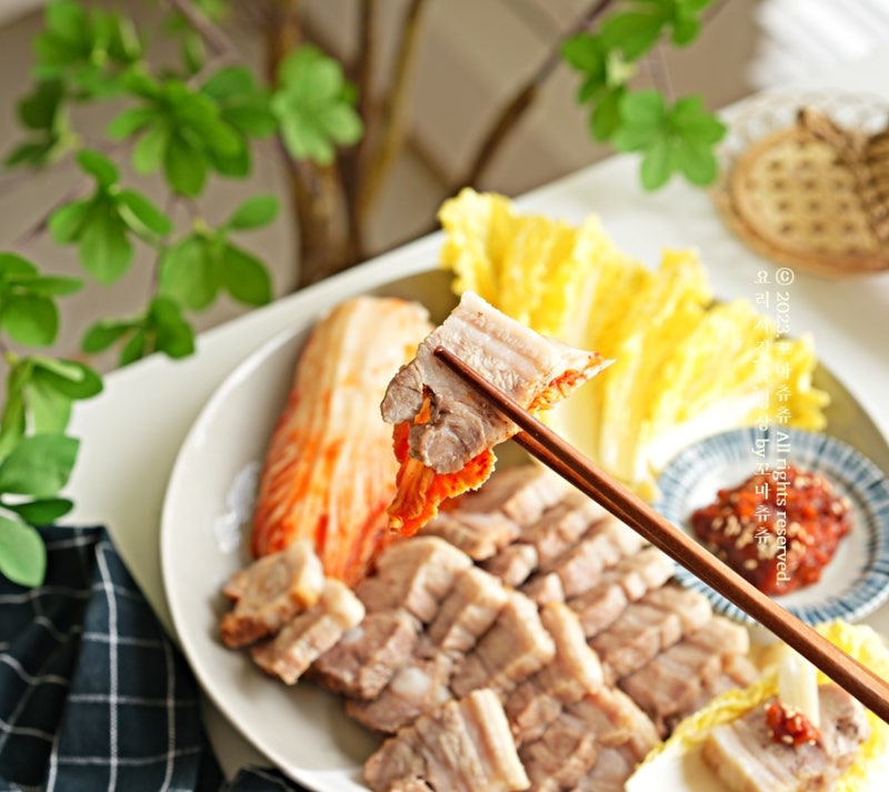 물없이 돼지고기 수육 맛있게 삶는법 삼겹살 무수분 쌍화탕 수육 돼지수육 삶는법 삶는시간 보쌈 삶는법 네이버 블로그