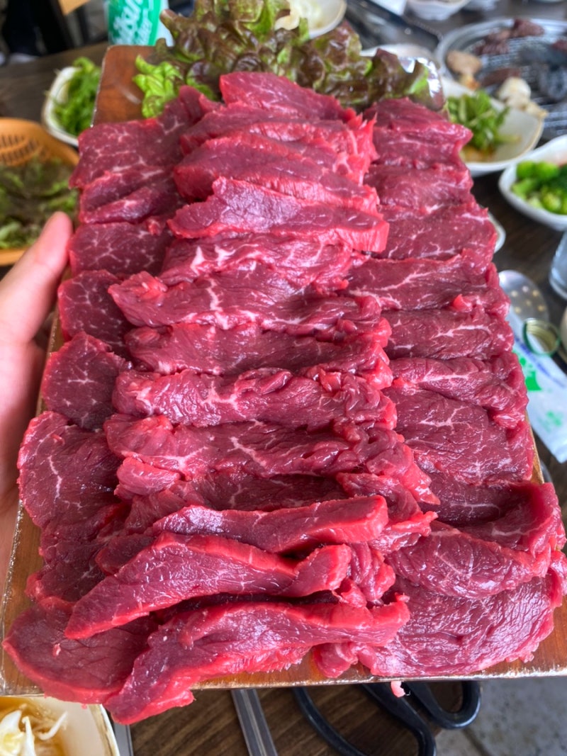 강원도 횡성 한우마을 한우 구이 육사시미 맛집 한우백화점구이터본점 네이버 블로그