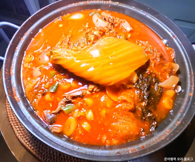 고등어 김치찜 백종원 레시피 통조림 고등어 김치 조림 묵은지조림 저녁 메뉴 추천 네이버 블로그
