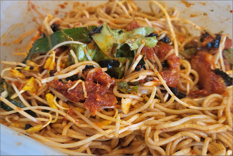 평창 막국수 맛집 포장으로 즐긴 고향막국수 순메밀비빔국수와 전병 네이버 블로그