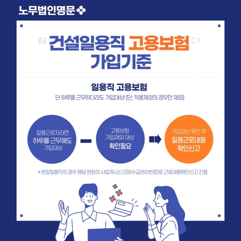 건설일용직 4대보험고용보험 건강보험 국민연금 가입기준 이 것 하나만 보시면 됩니다 네이버 블로그