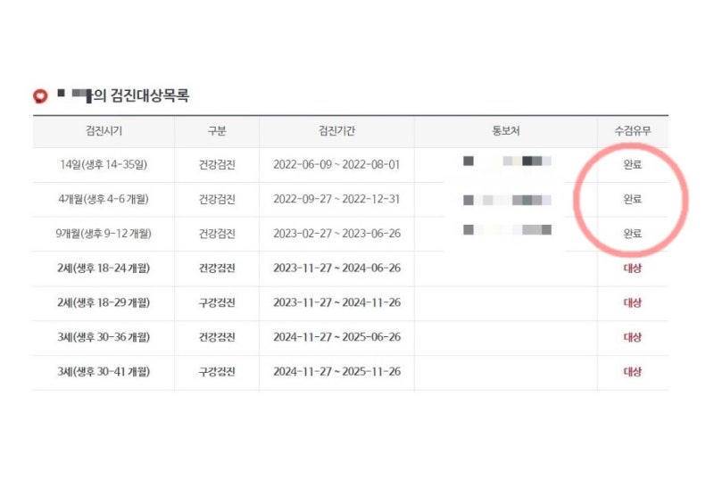 영유아 건강검진 시기 문진표 작성 및 출력 방법 네이버 블로그