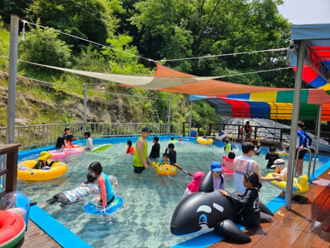 경기 용인 단풍숲캠핑장 깨끗한캠핑장 수영장 가족캠핑장 추천 네이버 블로그
