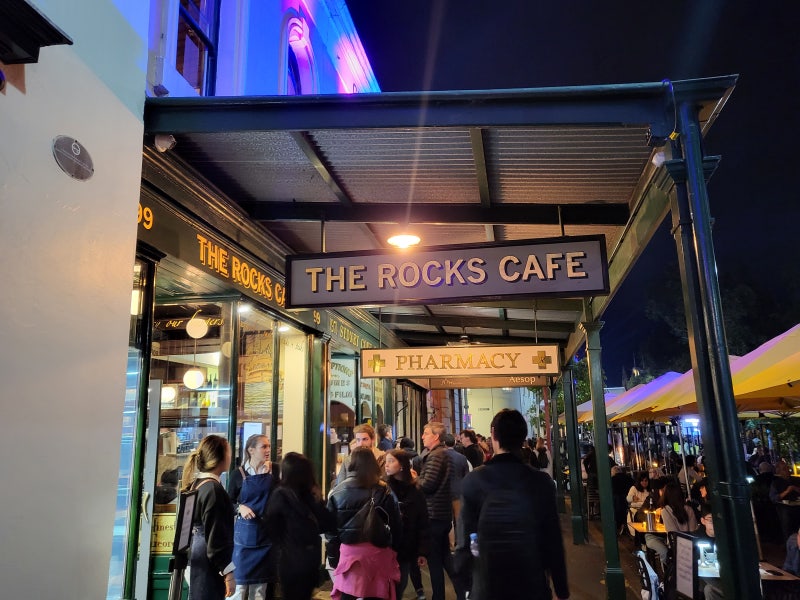 시드니 맛집 캥거루 고기 스테이크 잘하는 더 록스 카페 the rocks cafe : 네이버 블로그