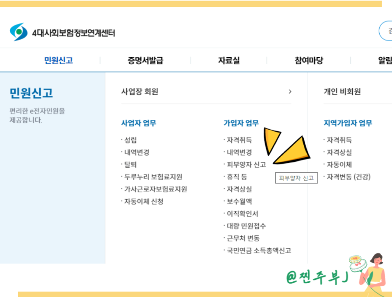 건강보험 피부양자 자격 등록 확인한 후기 납부 자격득실확인서 발급 방법까지 네이버 블로그