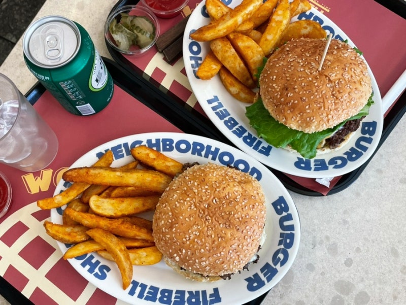대치동 맛집 파이어벨 햄버거 미국식 수제버거 네이버 블로그