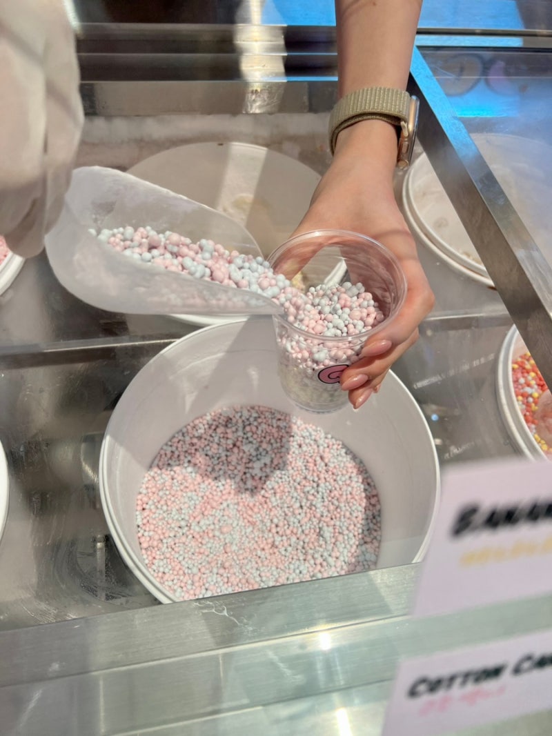 잠실 롯데몰 팝업 빅 구슬스에서 어른이가 플랙스한 구슬 아이스크림 맛보기😋 네이버 블로그