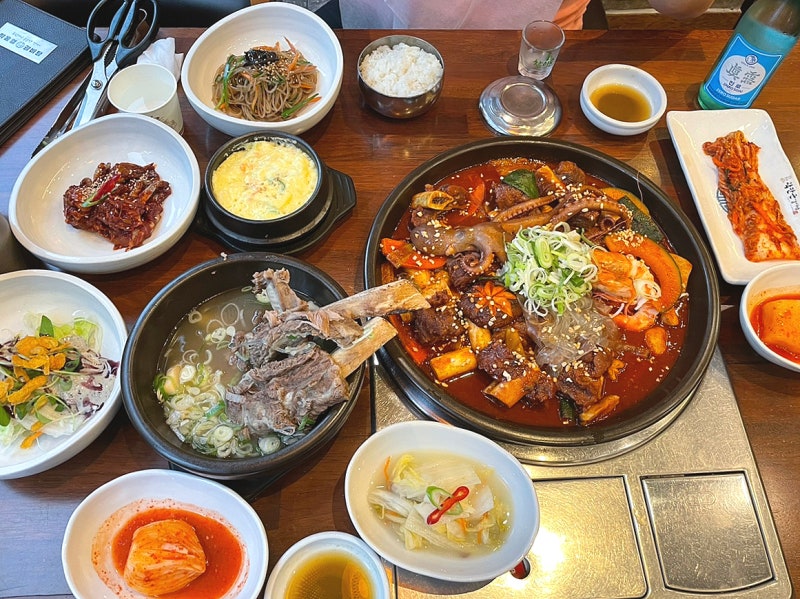 푸짐한 매운갈비찜이 맛있는 상무지구밥집 박홍열갈비탕 네이버 블로그