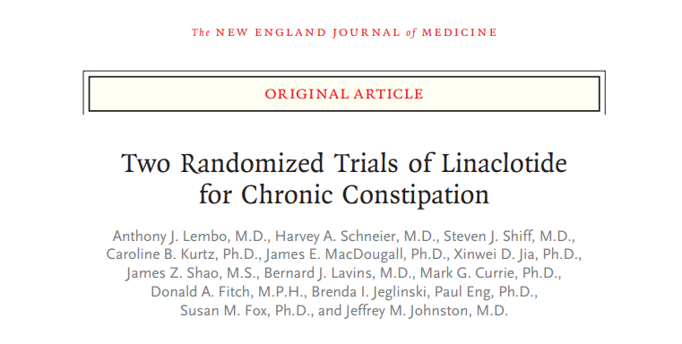 리나클로타이드 (linaclotide, 린제스, Linzess), 소아 기능성 변비 치료제 FDA승인 : 네이버 블로그