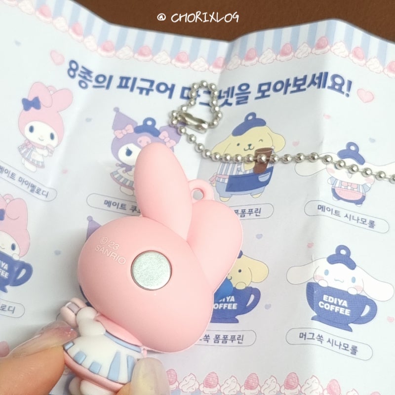 이디야 산리오 콜라보 신메뉴 쿠로미 망고피치에이드 음료 And 굿즈 랜덤 피규어 마그넷 스티커 네이버 블로그
