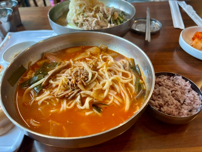 김포 감정동 김포맛집 칼밥집 시원한 초계국수 얼큰한 육개장칼국수 사먹은 후기 네이버 블로그