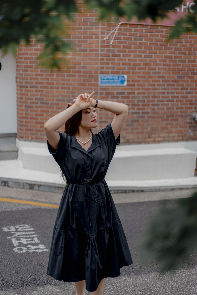 마리끌레르 블랙 여름원피스 여자코디 네이버 블로그