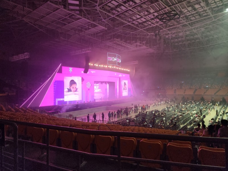 올림픽공원 체조경기장 KSPO DOME (KSPO돔) 좌석별 시야 모음, 단차 비교 및 주차 (w/롯데패밀리 콘서트) : 네이버 블로그