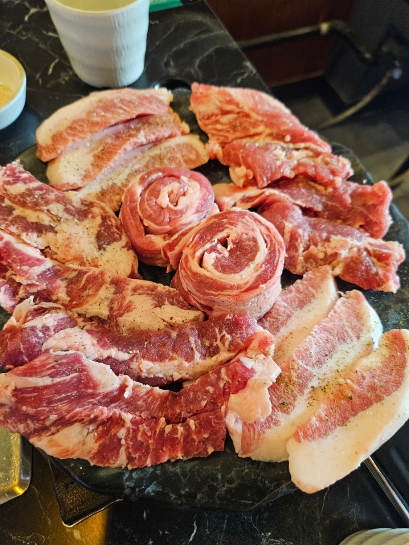 선학동 맛집 돼지고기가 맛있는 서반식당 서반 스페셜 세트 네이버 블로그