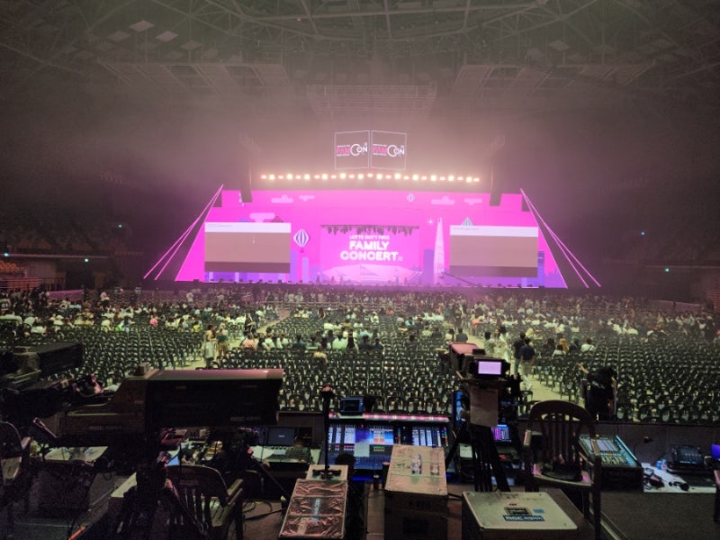 올림픽공원 체조경기장 KSPO DOME (KSPO돔) 좌석별 시야 모음, 단차 비교 및 주차 (w/롯데패밀리 콘서트) : 네이버 블로그