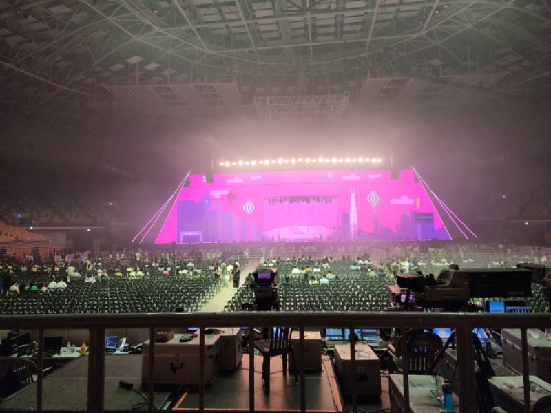 올림픽공원 체조경기장 KSPO DOME (KSPO돔) 좌석별 시야 모음, 단차 비교 및 주차 (w/롯데패밀리 콘서트) : 네이버 블로그