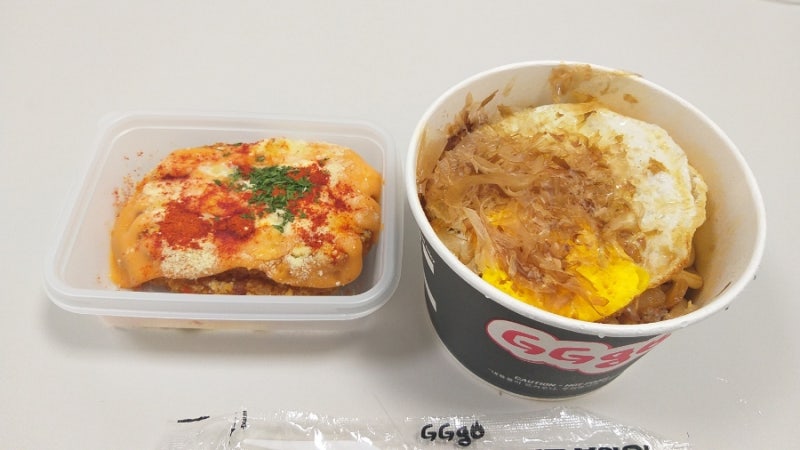 산본역 컵밥 도시락 맛집 가성비식당 지지고 군포 산본점 누들두들 볶음우동 중간맛 계란후라이 토핑 치즈범벅 해쉬감자
