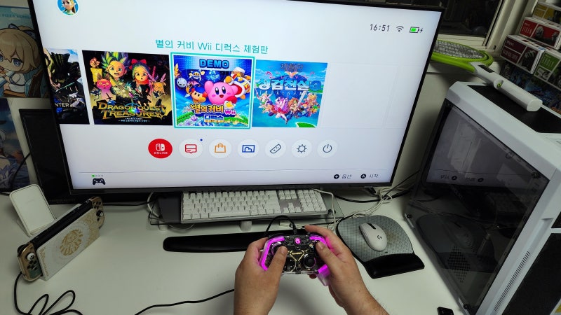 아리스노보 T4k 게임패드 닌텐도 스위치 게임 후기 네이버 블로그