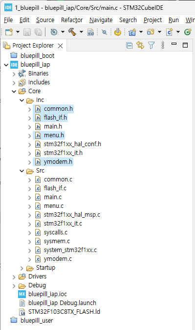 [STM32]UART Bootloader - IAP(In system Programming) with UART : 네이버 블로그