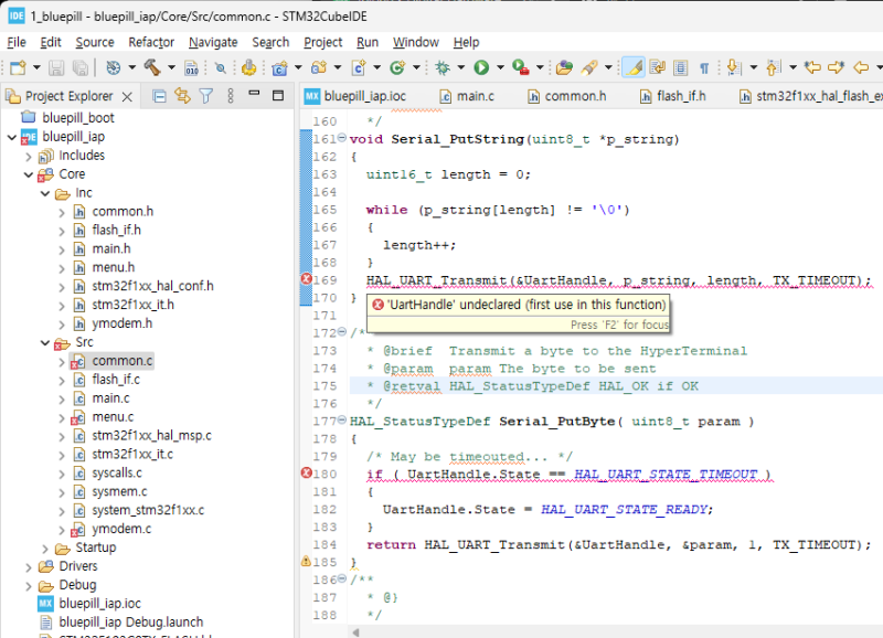 [STM32]UART Bootloader - IAP(In system Programming) with UART : 네이버 블로그
