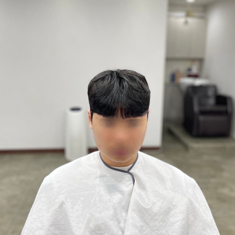 남자 시스루뱅 앞머리 뒷머리 높은 상고 옆머리 18mm 다운펌으로 차분하게 네이버 블로그