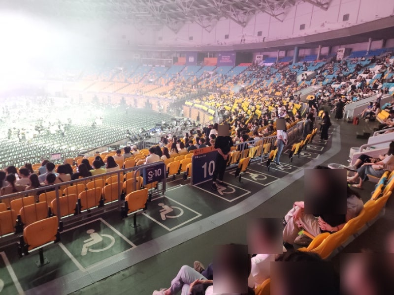 올림픽공원 체조경기장 KSPO DOME (KSPO돔) 좌석별 시야 모음, 단차 비교 및 주차 (w/롯데패밀리 콘서트) : 네이버 블로그