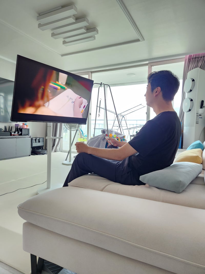 삼성 오디세이 Neo G7 S43CG700 43인치로 삼탠바이미 만들기 (카멜마운트 SMB32, 스마트모니터) : 네이버 블로그