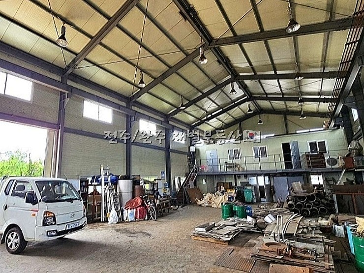전주완주김제공장창고 집합소 전주 팔복동 공장창고임대130평보증금2000월세290준공업지역호이스트2