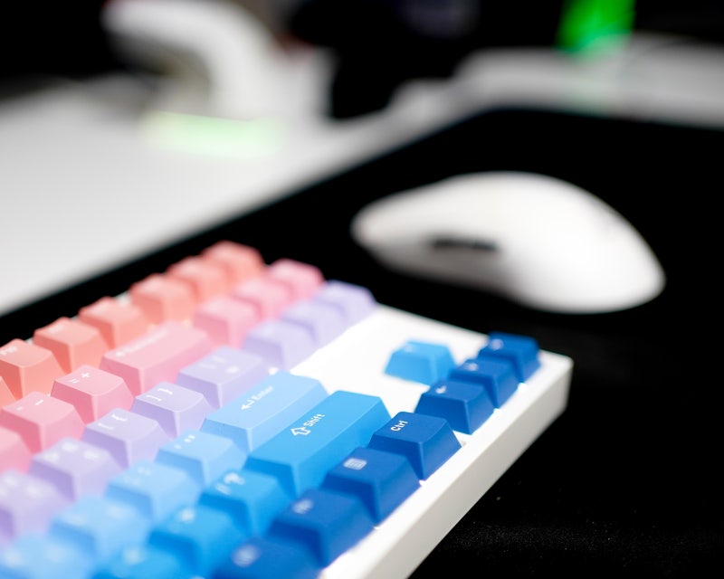 예쁜 갈축 게이밍 텐키리스 기계식 키보드 콕스 CK87 GD PBT : 네이버 블로그