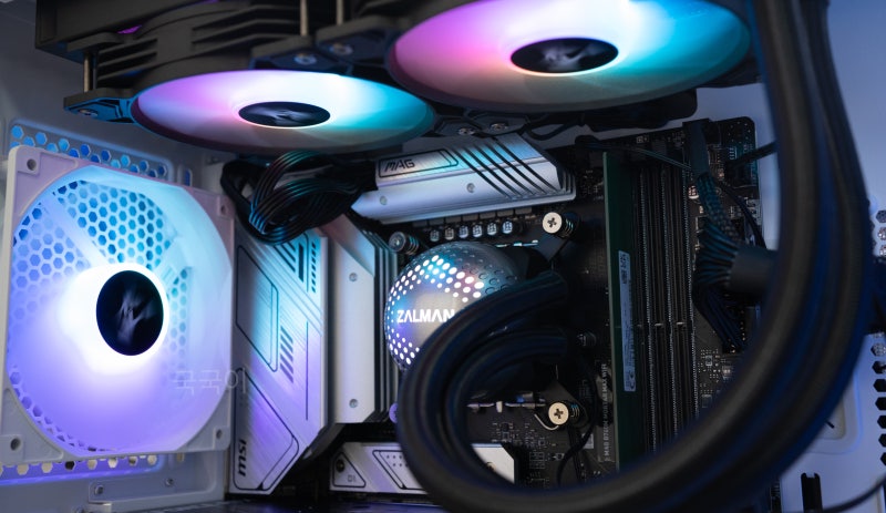 CPU쿨러 추천, 잘만 Alpha24 블랙 수랭쿨러 리뷰 (ft. 온도 측정 확인) : 네이버 블로그