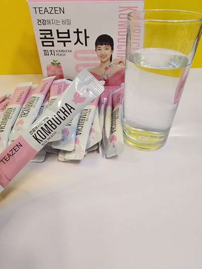 티젠 콤부차 피치 콤부차 효능과 부작용 및 맛 후기 네이버 블로그