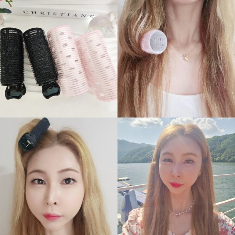 뿌리볼륨없는 긴머리 헤어스타일 루이본 헤어롤 집게 로 여신 헤어스타일 연출 네이버 블로그