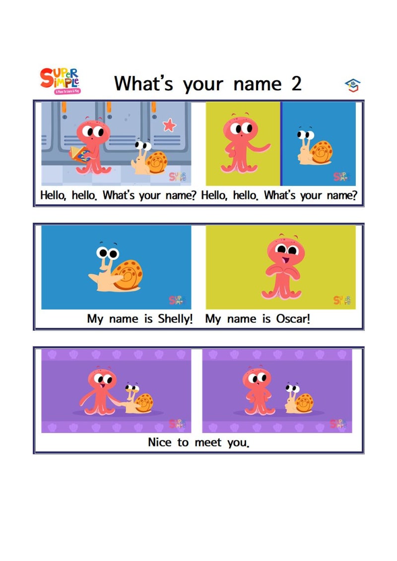 [Super Simple Song] What’s your name : 네이버 블로그